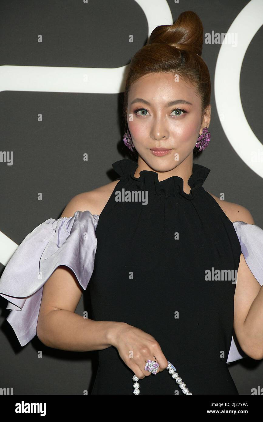 KPOP Singer LUNA attends "KPOP" A New Broadway Musical Press Conference ...