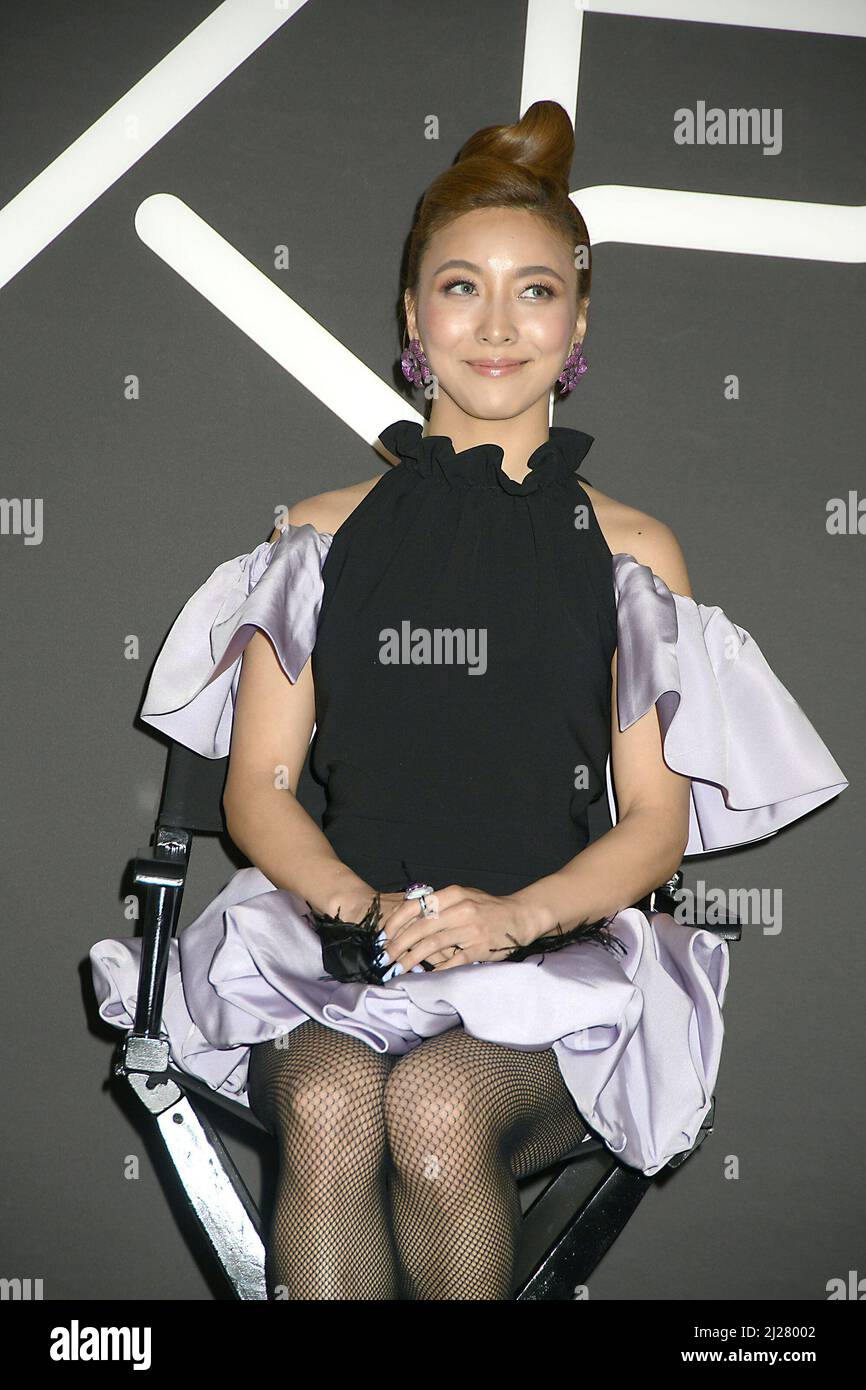 KPOP Singer LUNA attends "KPOP" A New Broadway Musical Press Conference ...