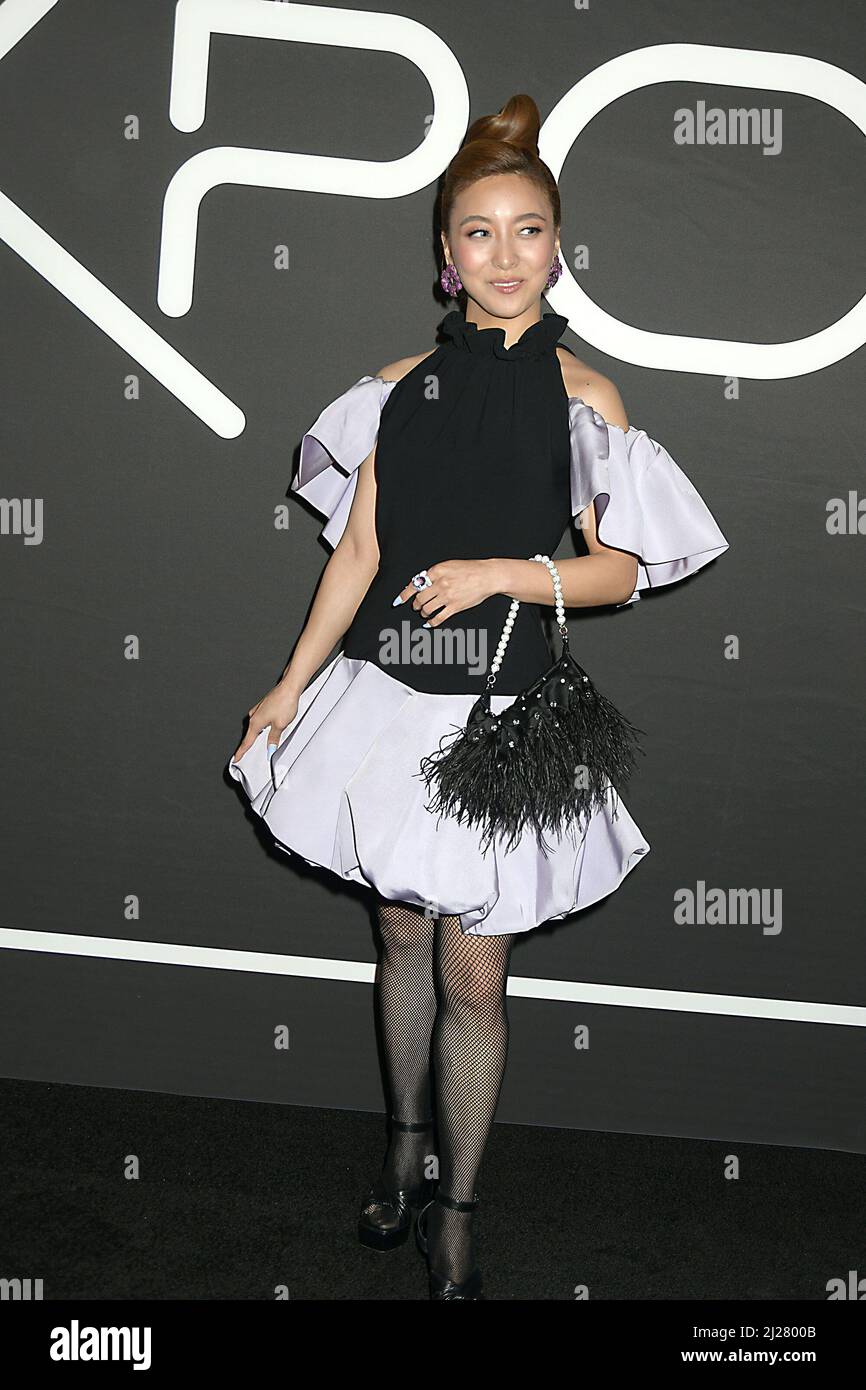 KPOP Singer LUNA attends "KPOP" A New Broadway Musical Press Conference ...