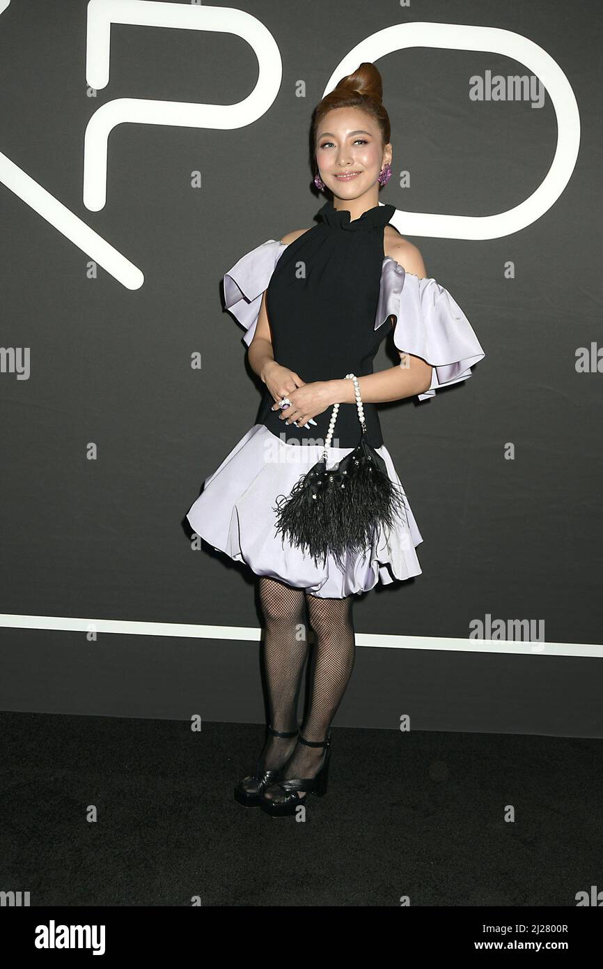 KPOP Singer LUNA attends "KPOP" A New Broadway Musical Press Conference ...