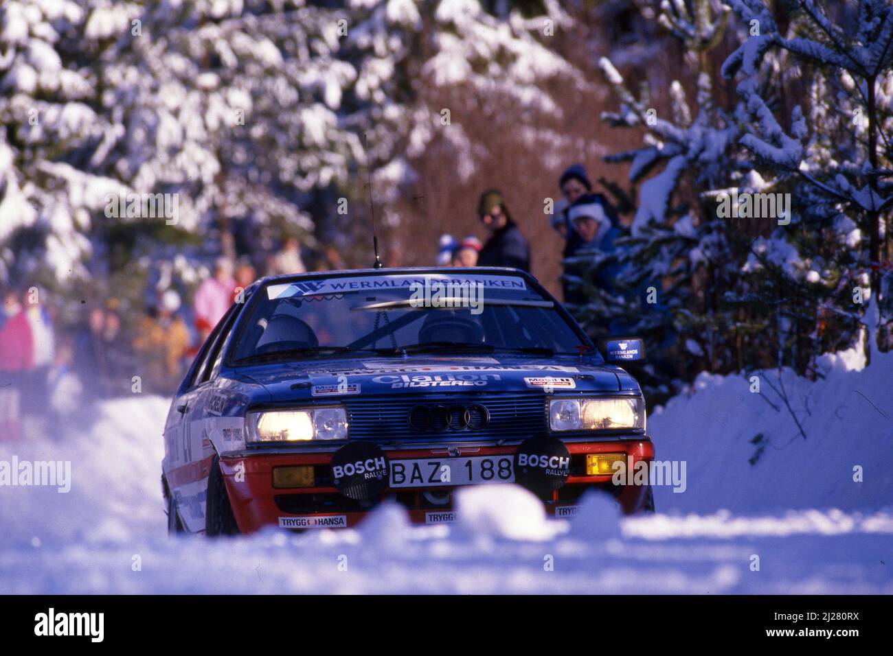 Bror Danielsson (SWE) Anders Eklind (SWE) Audi Coupe'Quattro GrA BD RT ...