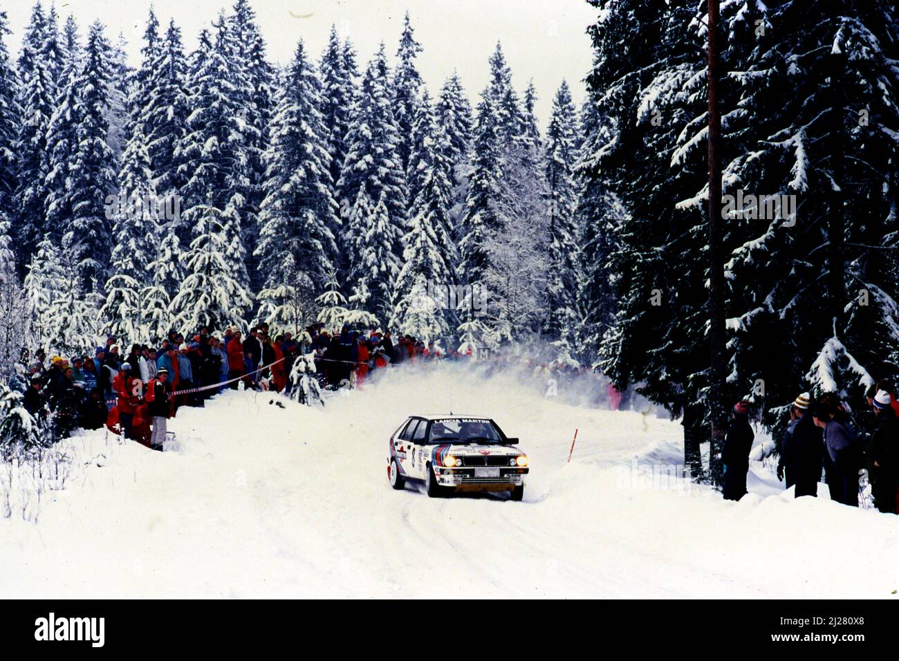 Mikael Ericsson (SWE) Claes Billstam (SWE) Lancia Delta HF 4WD GrA ...