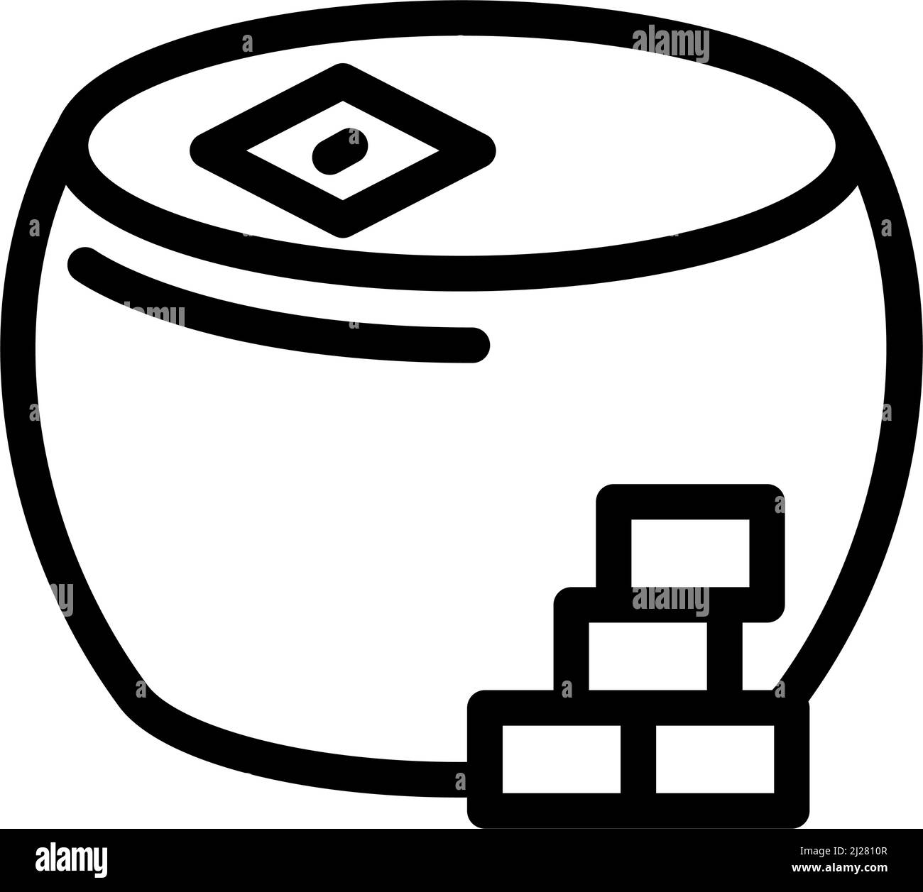 hard cheese line icon vector illustration Stock Vector Image & Art - Alamy