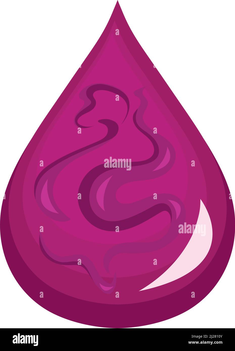 purple liquid drop Stock Vector Image & Art - Alamy