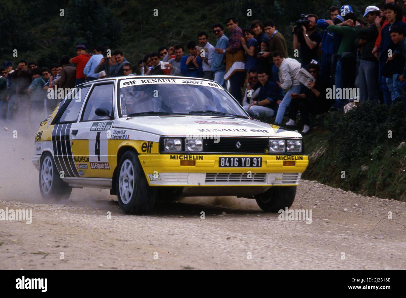 Jean Ragnotti (FRA) Pierre Thimonier (FRA) Renault 11 Turbo GrA Renault ...