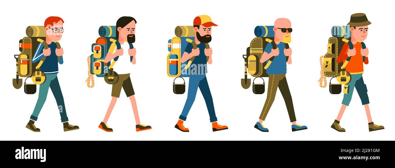 Cartoon backpack hi-res stock photography and images - Alamy