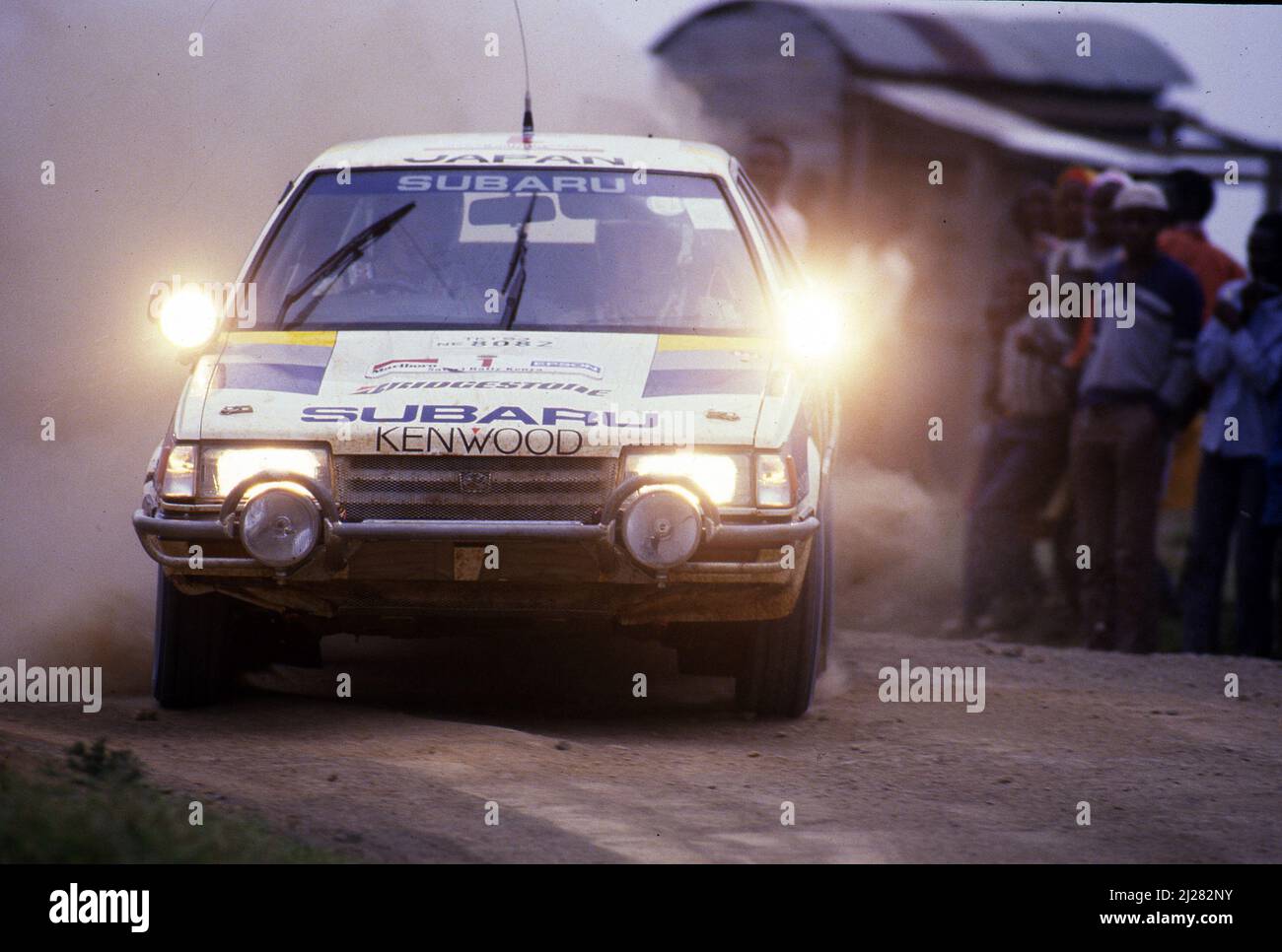 Ari Vatanen (FIN) Christian Tilber Gilbert (FRA) Subaru Coupe'4WD Turbo ...