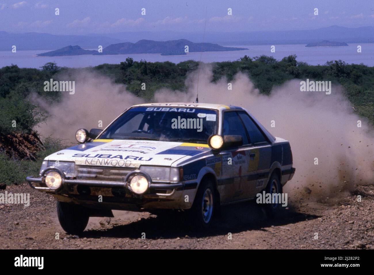 Ari Vatanen (FIN) Christian Tilber Gilbert (FRA) Subaru Coupe'4WD Turbo ...