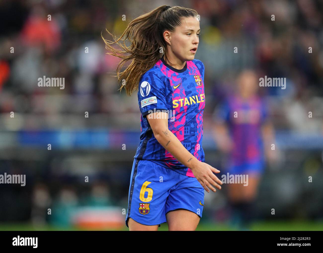 Barcelona, Spain. 30th Mar, 2022. Claudia Pina of FC Barcelona during ...