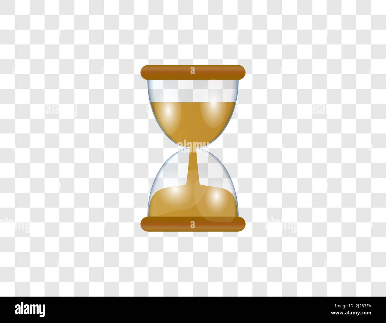 Hourglass, 3d, time icon. Vector illustration Stock Vector Image & Art ...