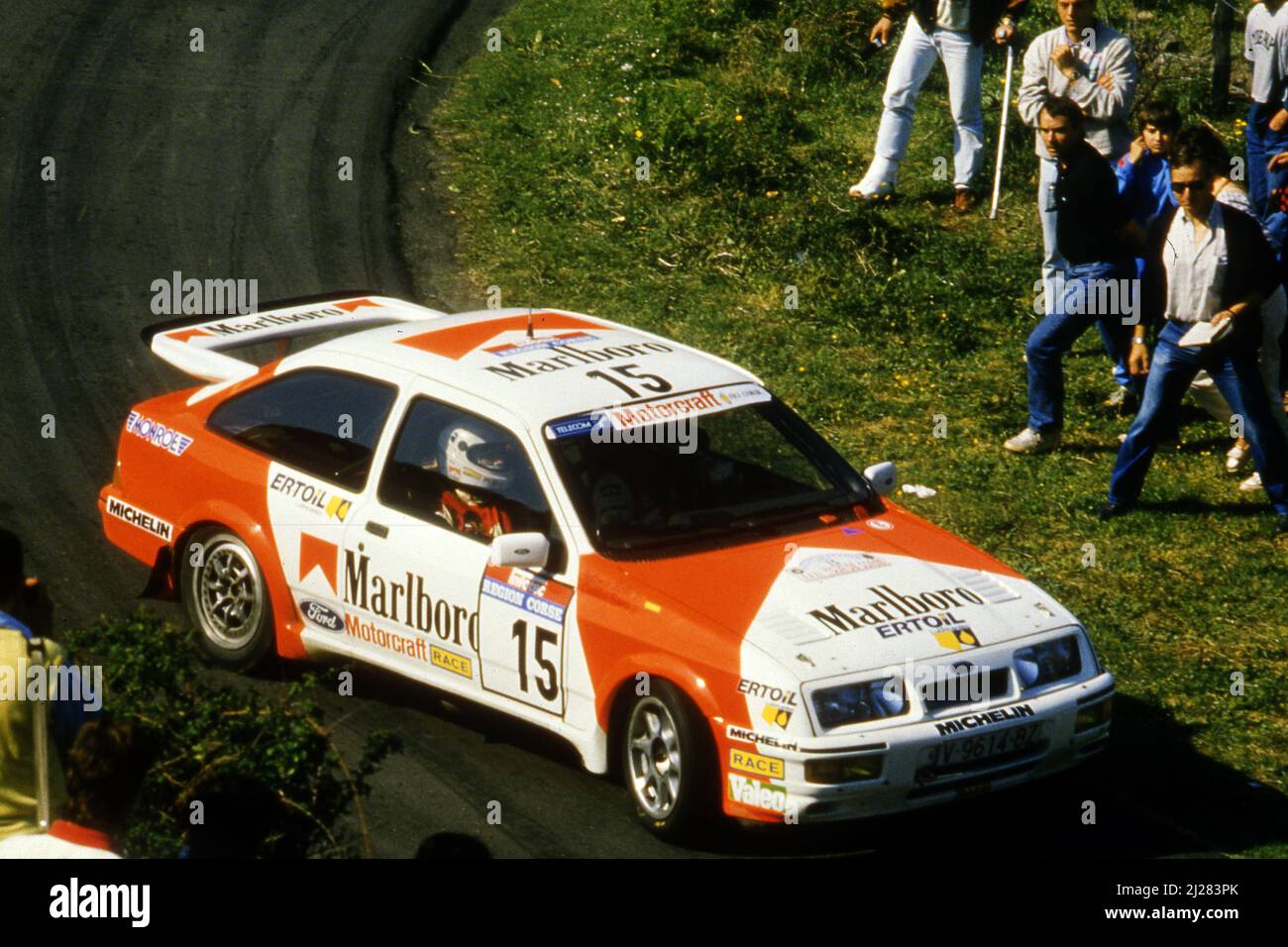 Carlos Sainz (ESP) Antonio Boto (ESP) Ford Sierra RS Cosworth GrA ...