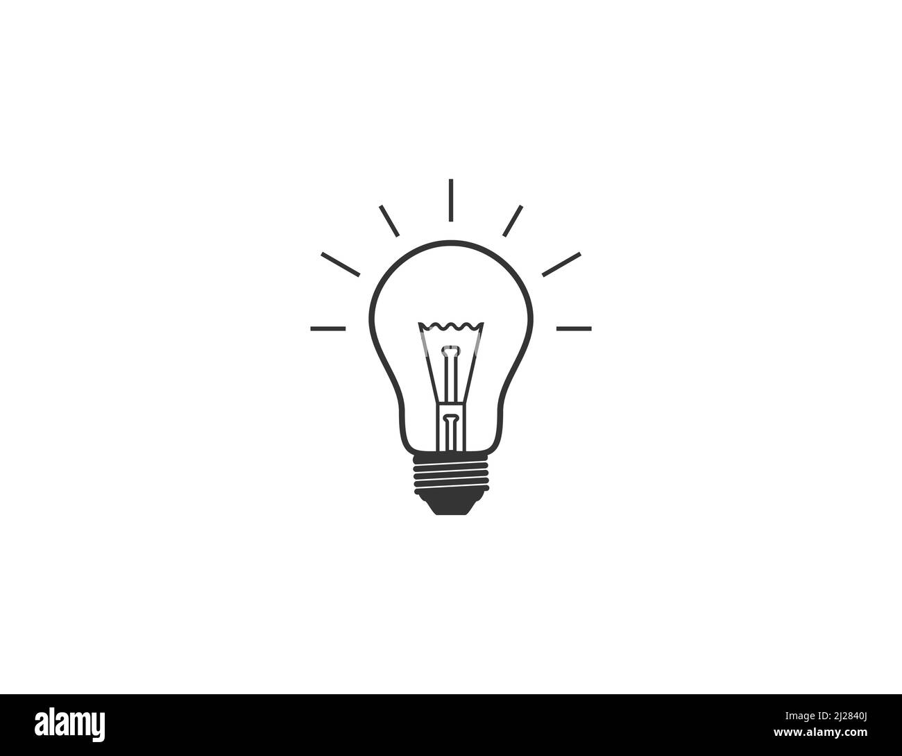 Bulb, creative, lamp icon. Vector illustration Stock Vector Image & Art ...