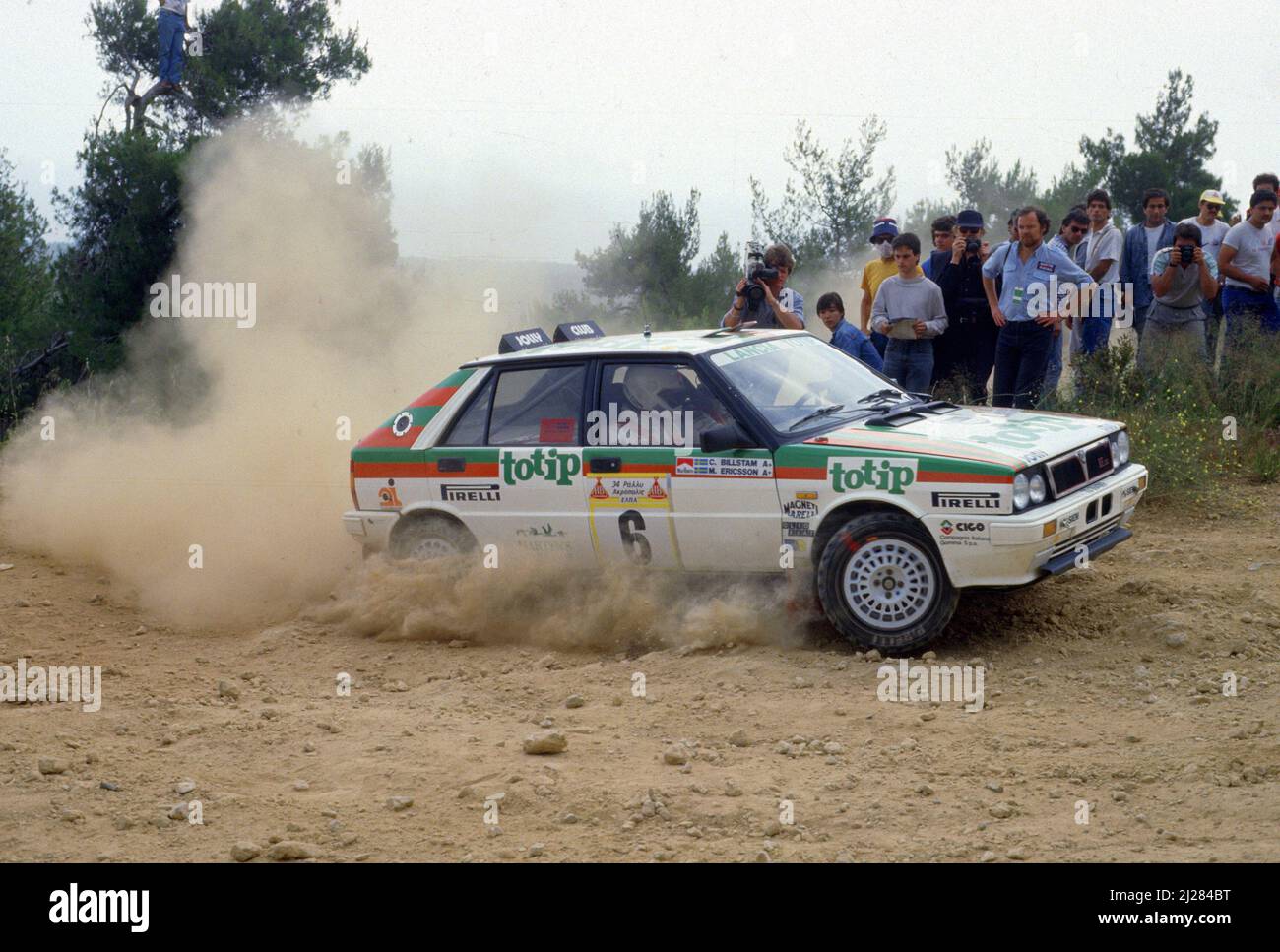 Mikael Ericsson (SWE) Claes Billstam (SWE) Lancia Delta HF 4WD GrA ...