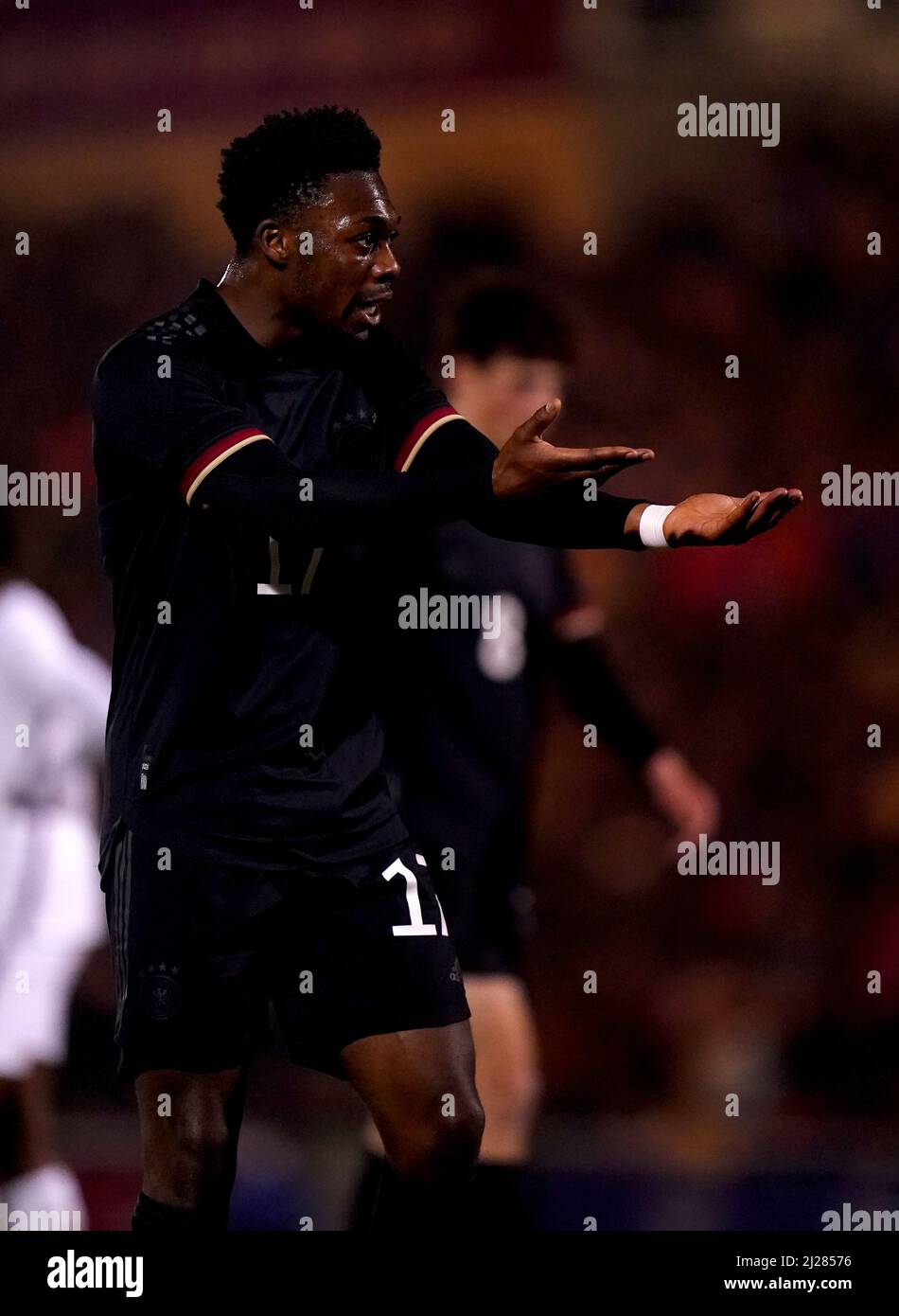 Germany's Christopher Scott during the Under 20 Elite League match at ...