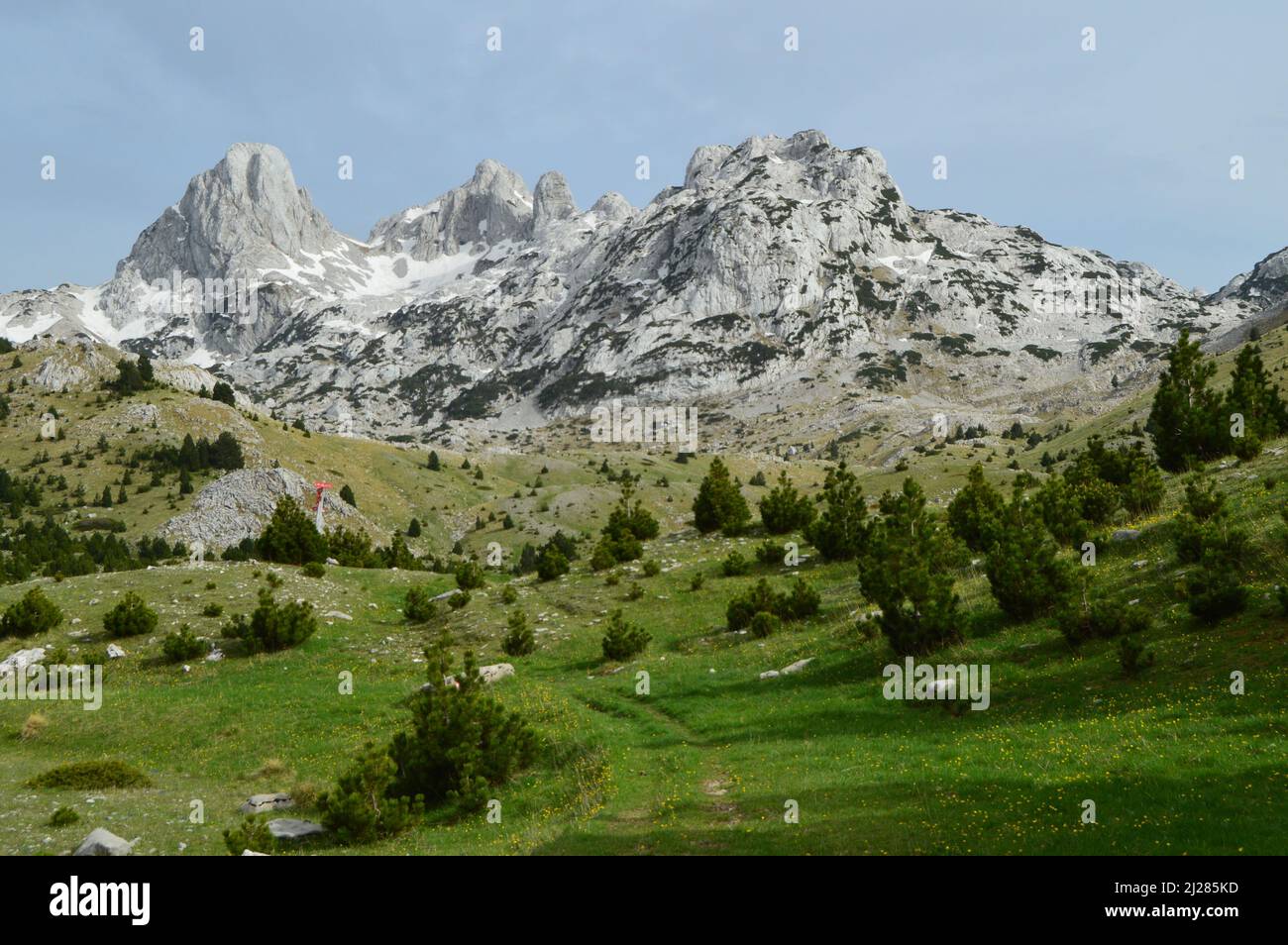 Hiking day on Prenj mountain, Erac peak, Bosnia Stock Photo - Alamy