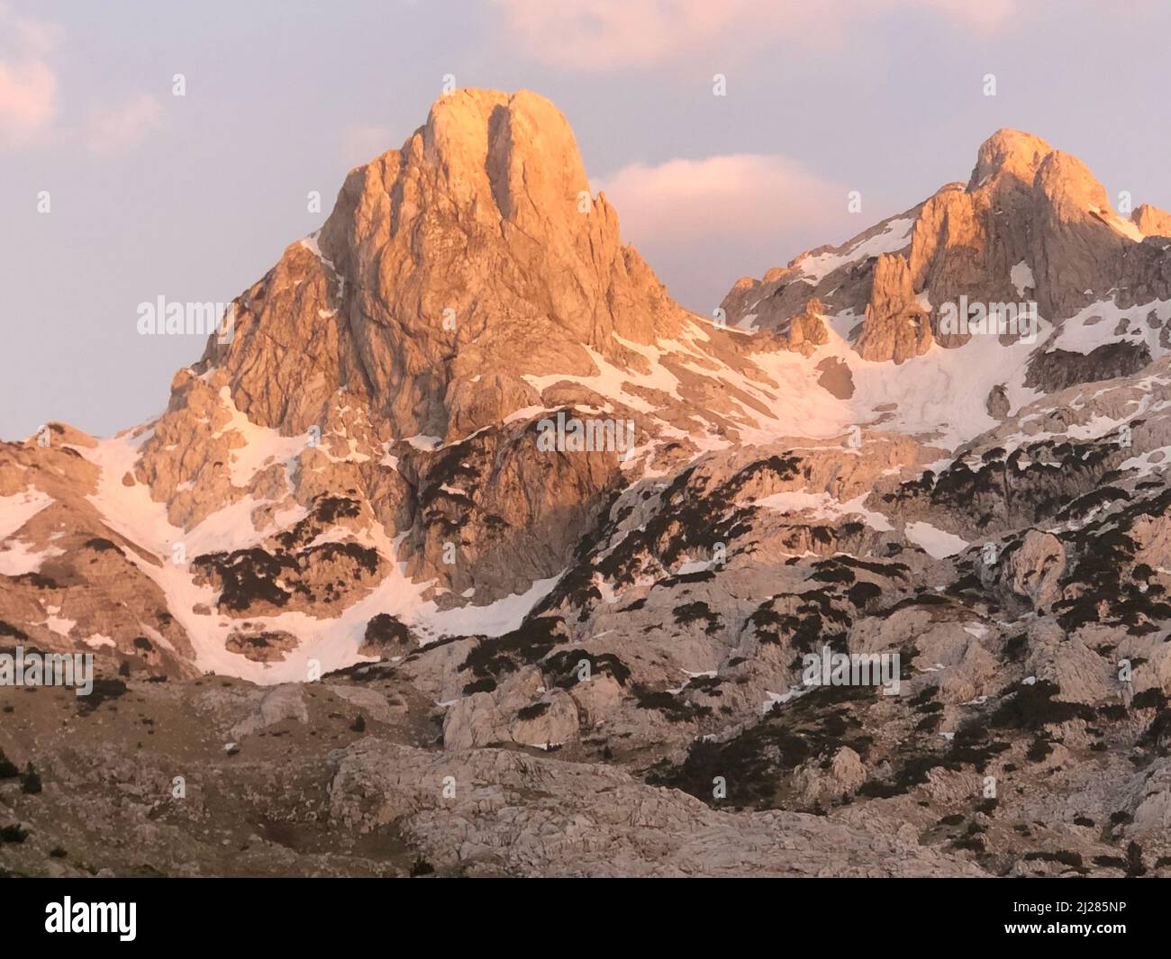 Hiking day on Prenj mountain, Erac peak, Bosnia Stock Photo - Alamy