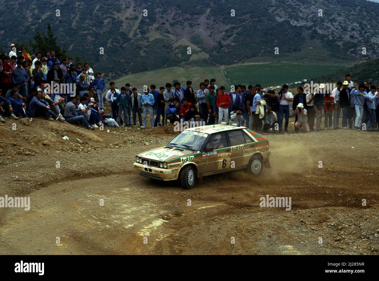 Mikael Ericsson (SWE) Claes Billstam (SWE) Lancia Delta HF 4WD GrA ...