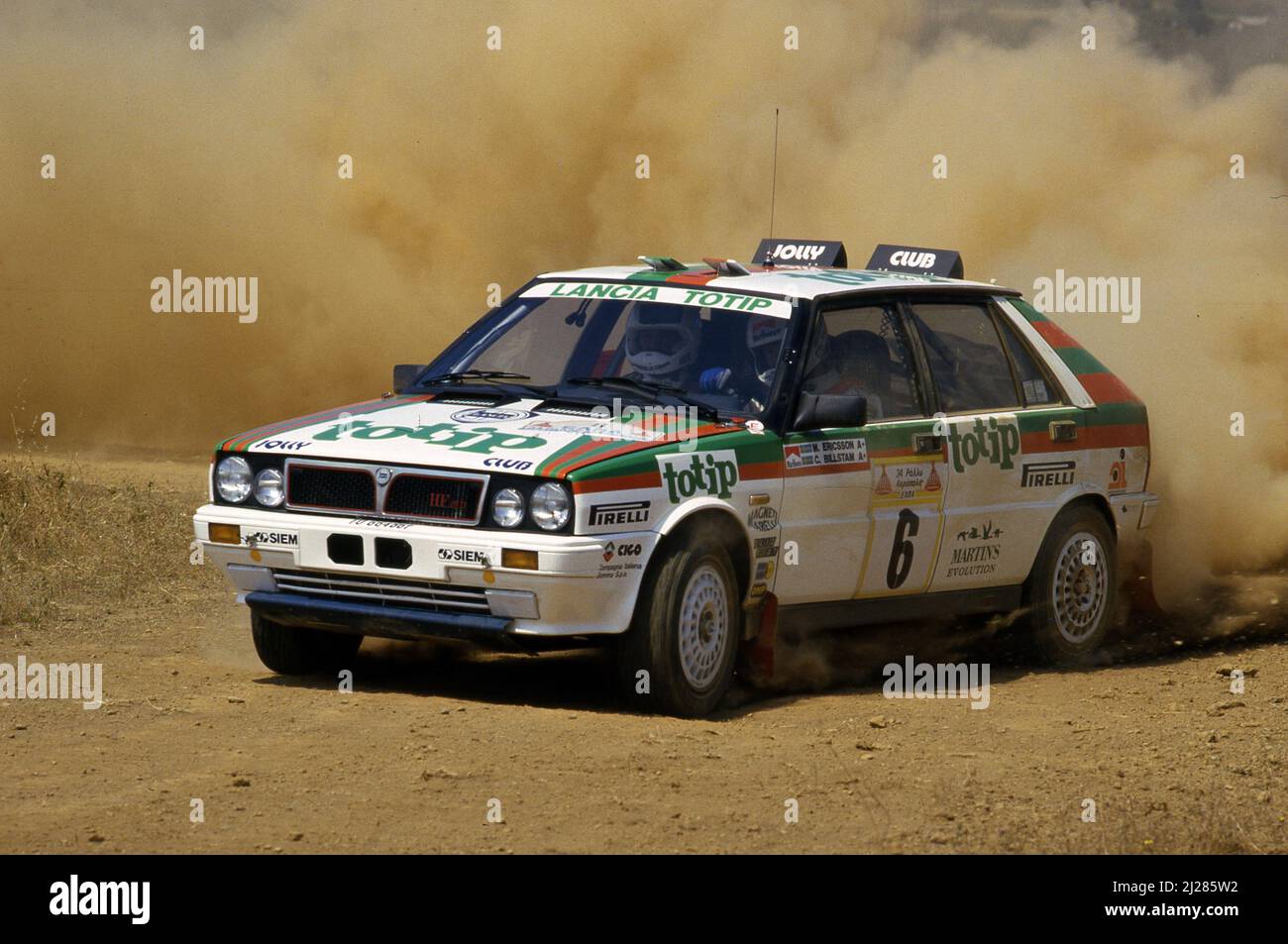 Mikael Ericsson (SWE) Claes Billstam (SWE) Lancia Delta HF 4WD GrA ...