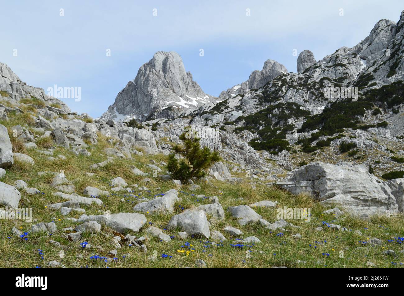 Hiking day on Prenj mountain, Erac peak, Bosnia Stock Photo - Alamy