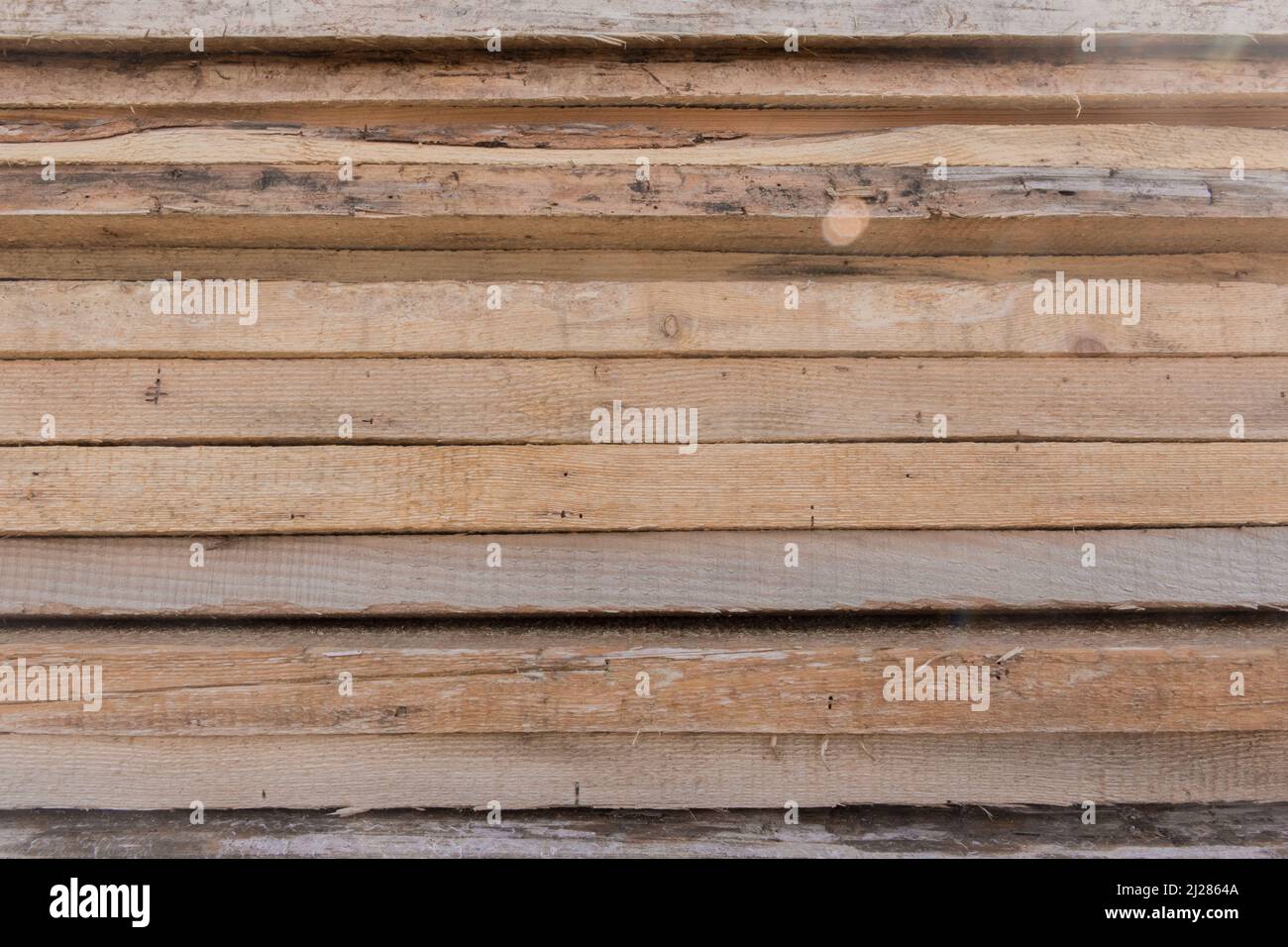 Wood stack storage of timber materials and lumber pile industry Stock ...