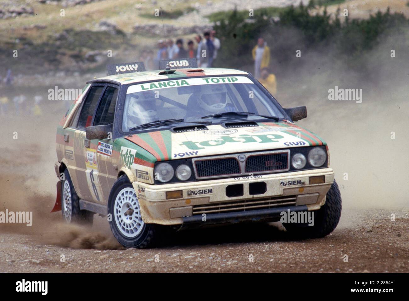 Mikael Ericsson (SWE) Claes Billstam (SWE) Lancia Delta HF 4WD GrA ...