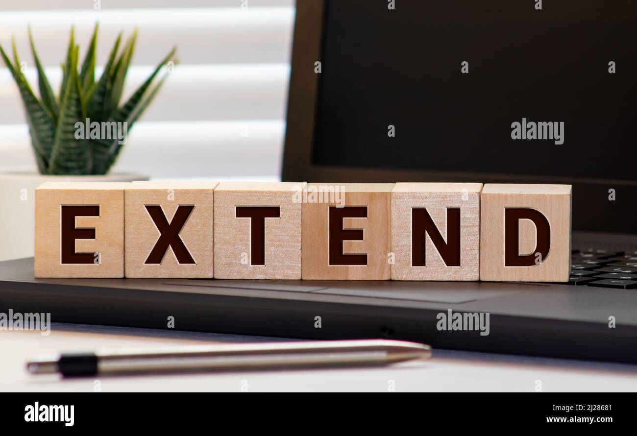 Extend word hi-res stock photography and images - Alamy