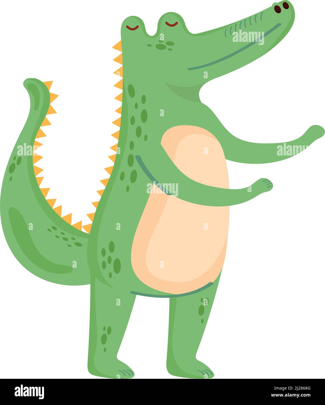 cute crocodile animal Stock Vector Image & Art - Alamy