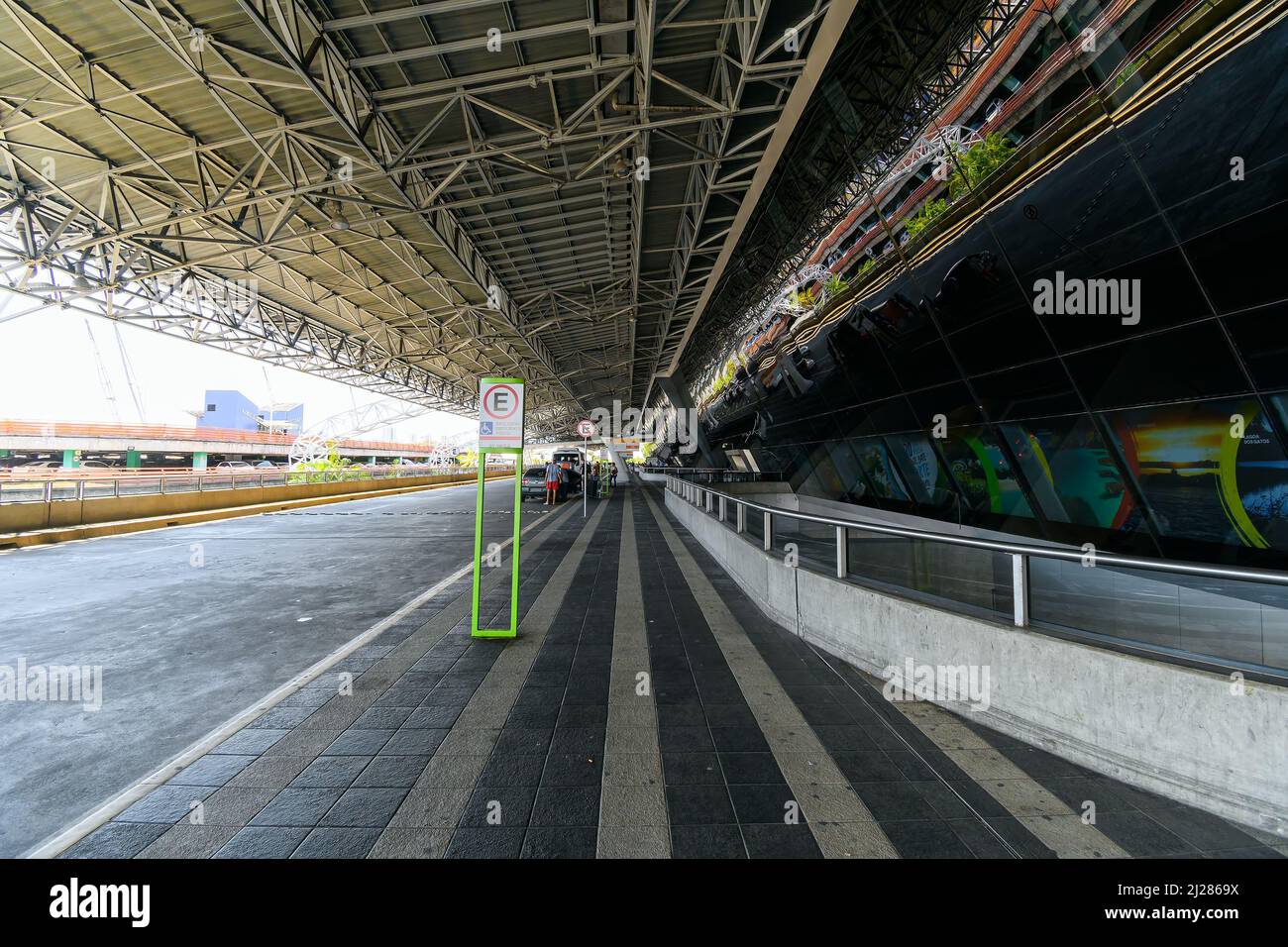 Recife, PE, Brazil - October 19, 2021: external area of the ...