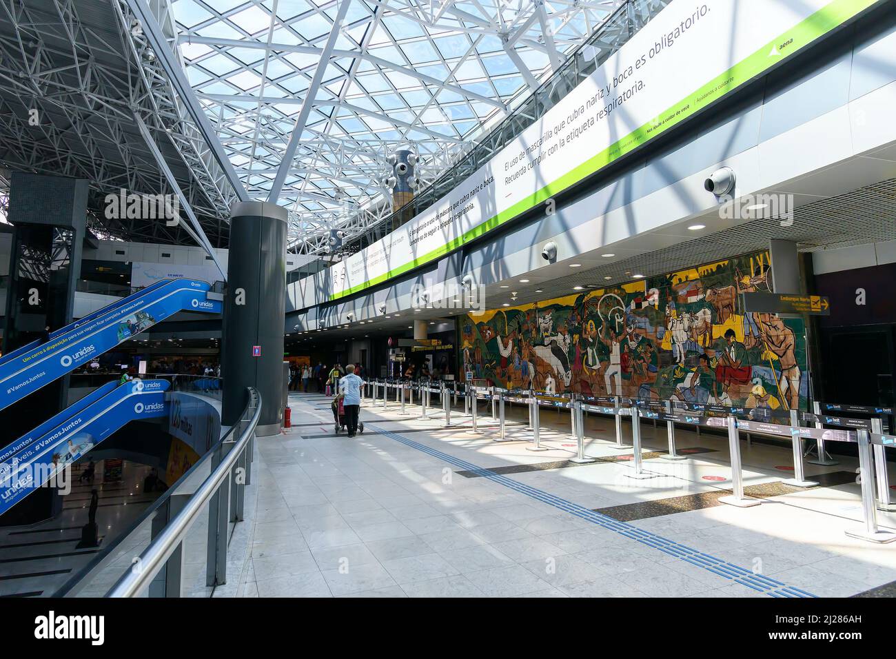 Recife, PE, Brazil - October 19, 2021: internal area of the ...