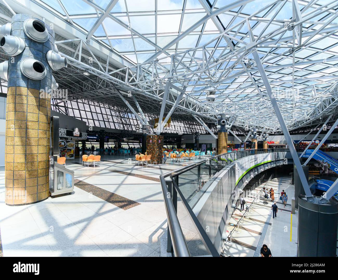 Recife, PE, Brazil - October 19, 2021: internal area of the ...