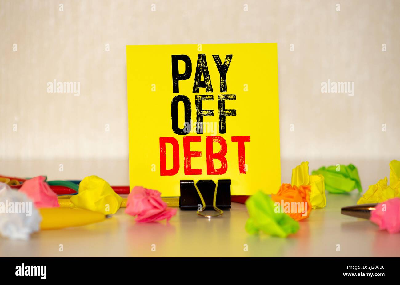 Settle debt hi-res stock photography and images - Alamy