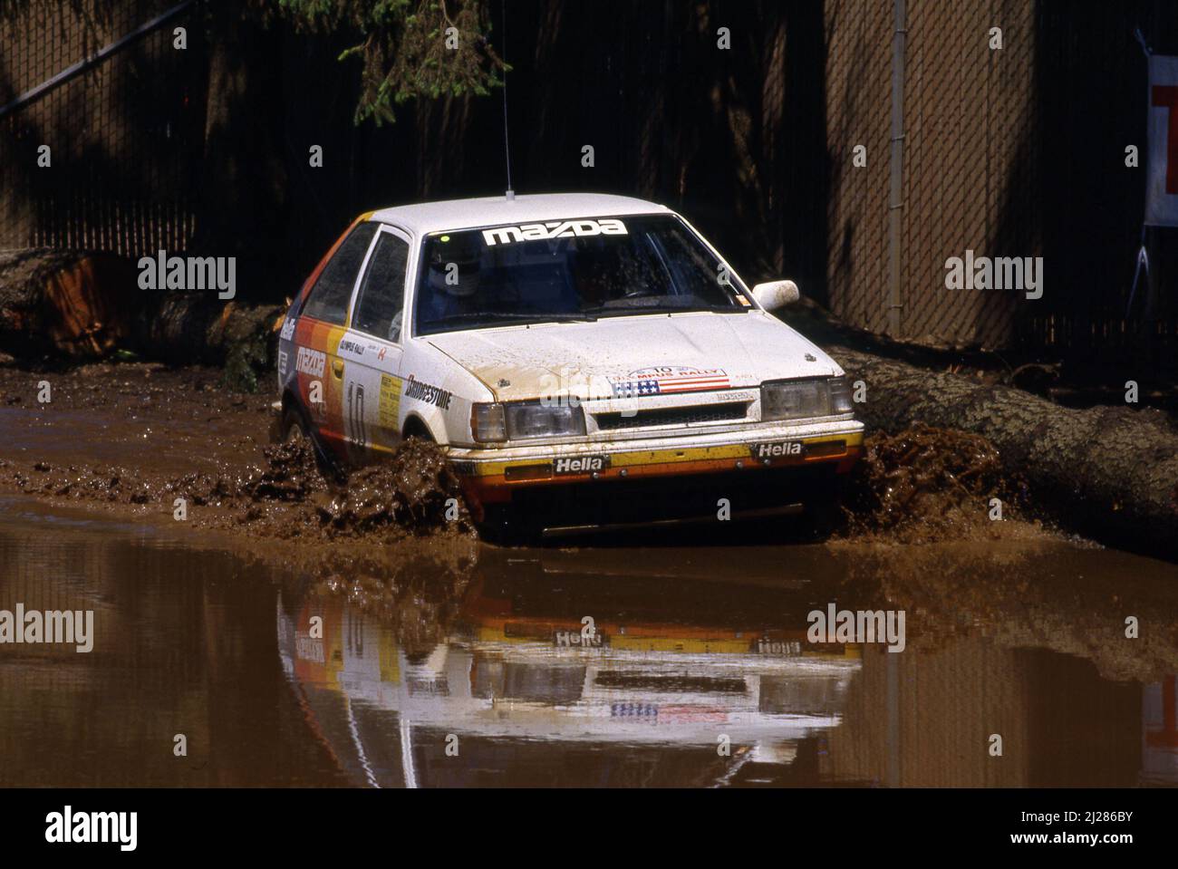 Rod Millen (NZ) John Bellefleur (CDN) Mazda 323 4WD GrA Mazda North ...