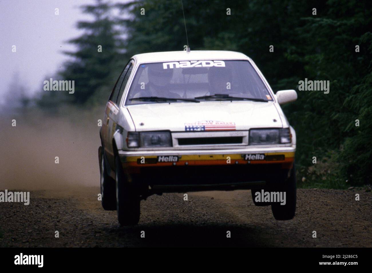 Rod Millen (NZ) John Bellefleur (CDN) Mazda 323 4WD GrA Mazda North ...
