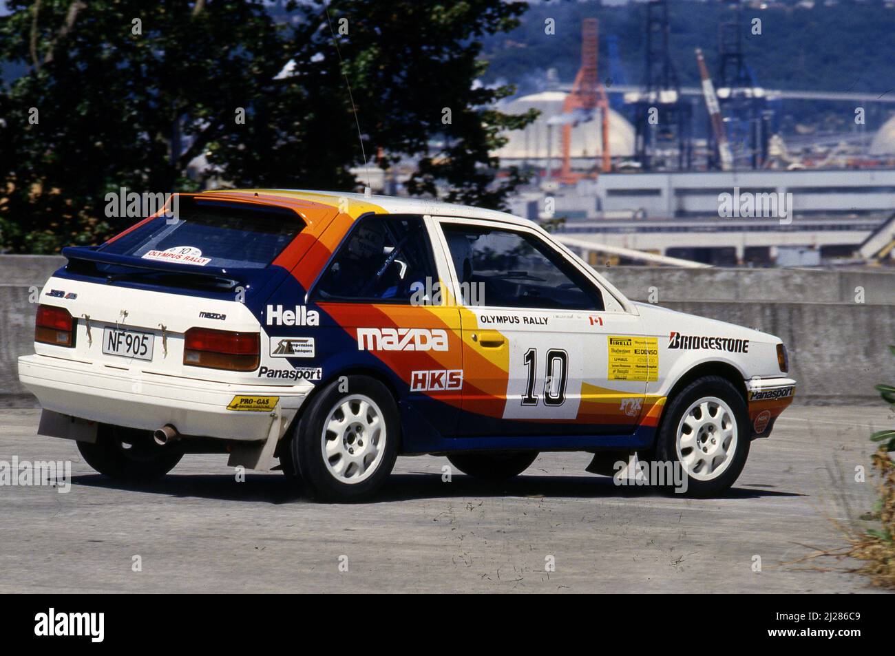 Rod Millen (NZ) John Bellefleur (CDN) Mazda 323 4WD GrA Mazda North ...