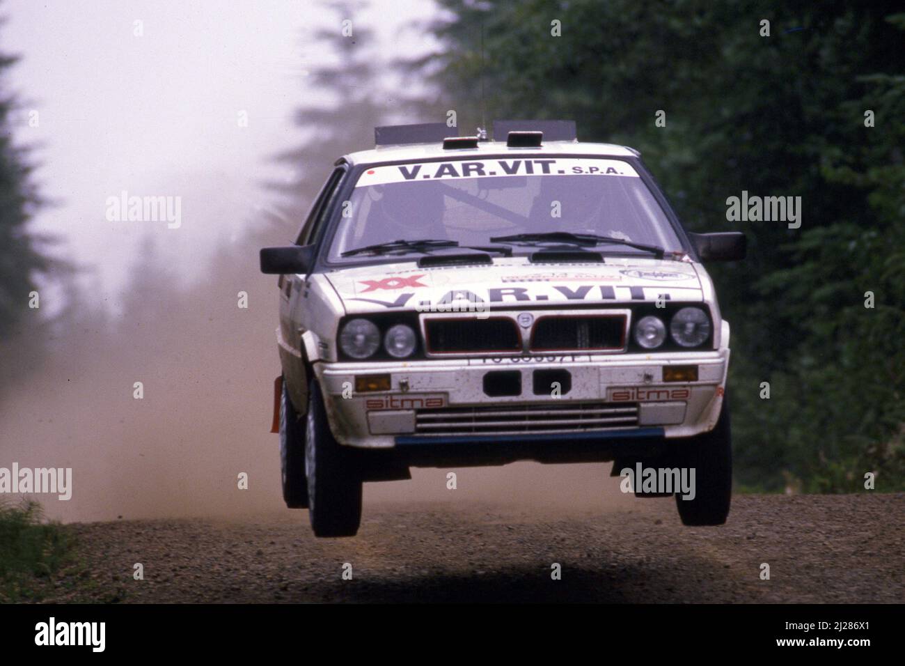 Paolo Alessandrini (ITA) Alessandro Alessandrini (ITA) Lancia Delta HF ...