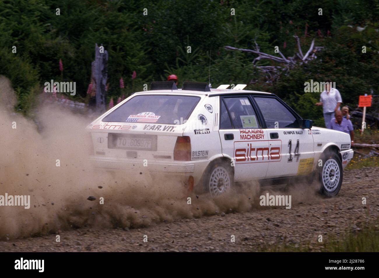 Paolo Alessandrini (ITA) Alessandro Alessandrini (ITA) Lancia Delta HF ...