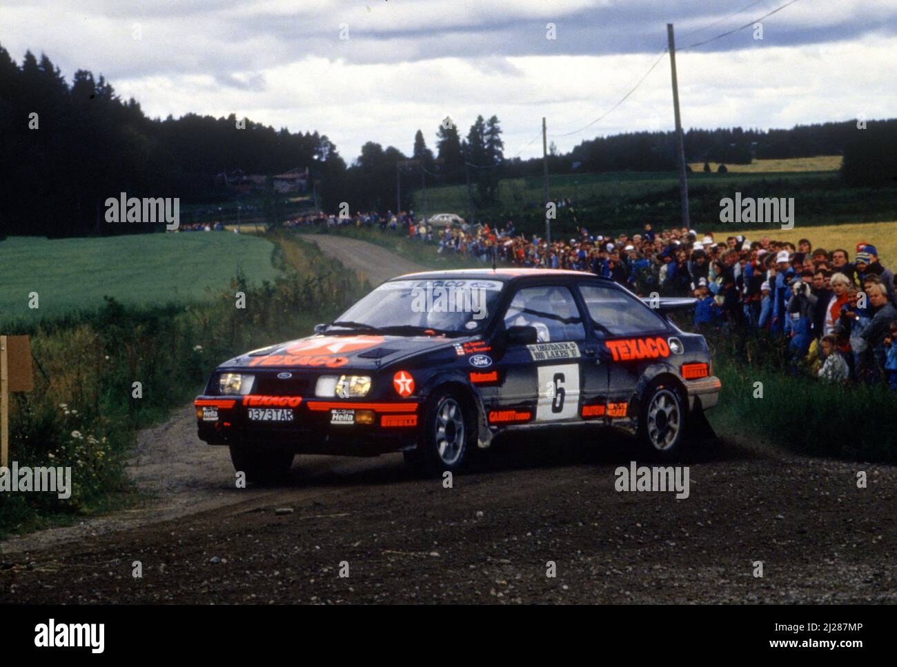 Ari Vatanen (FIN) Terry Harryman (GBR) Ford Escort RS Cosworth GrA Ford ...