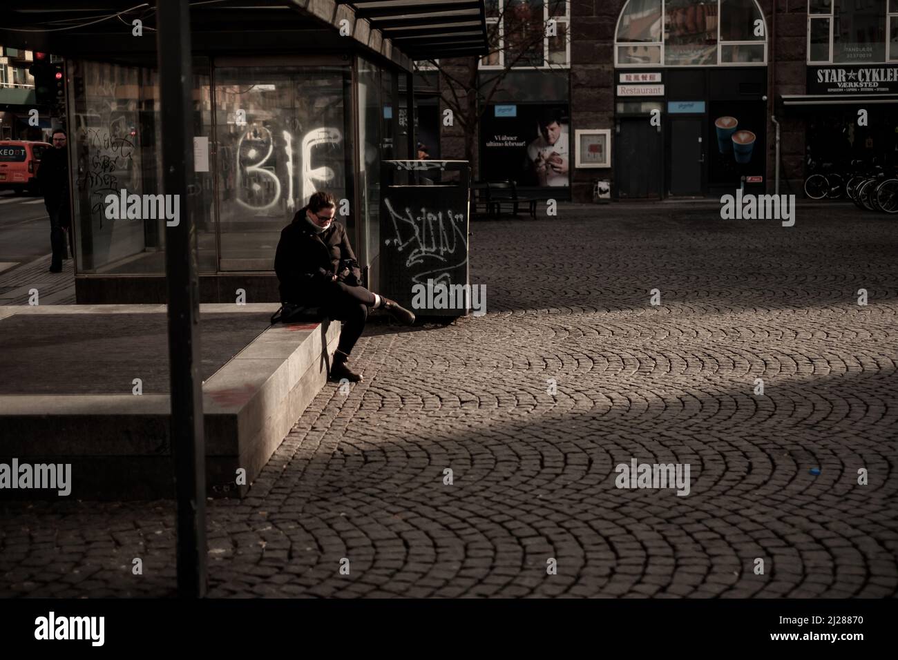 Pictures of daily life in Copenhagen, the capital city of Denmark Stock ...