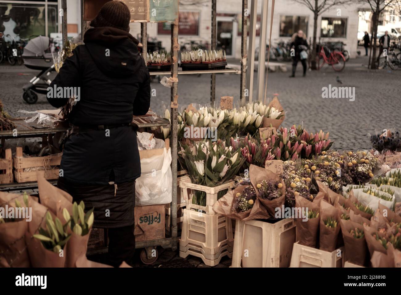 Pictures of daily life in Copenhagen, the capital city of Denmark Stock ...
