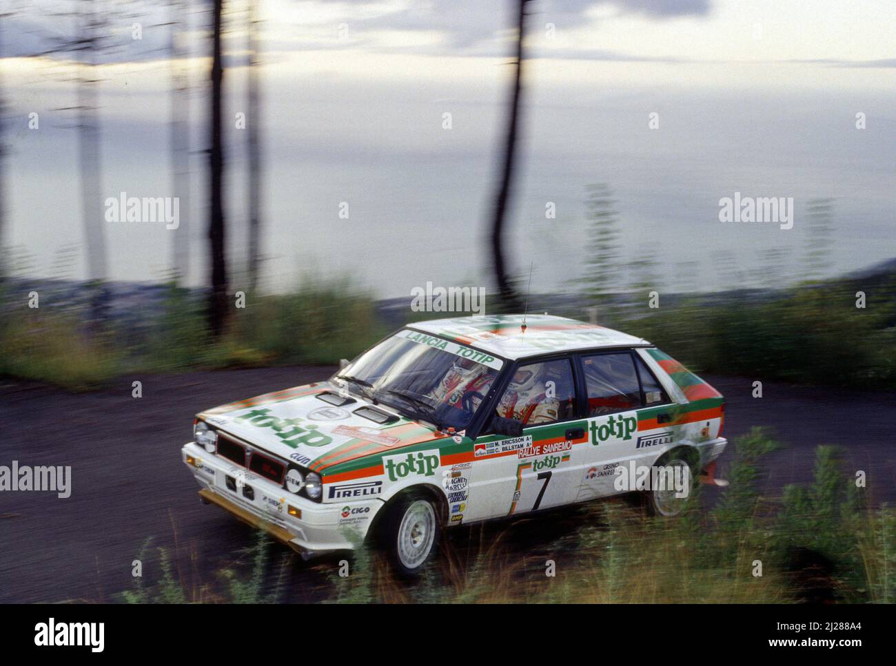 Mikael Ericsson (SWE) Claes Billstam (SWE) Lancia Delta HF 4WD GrA ...