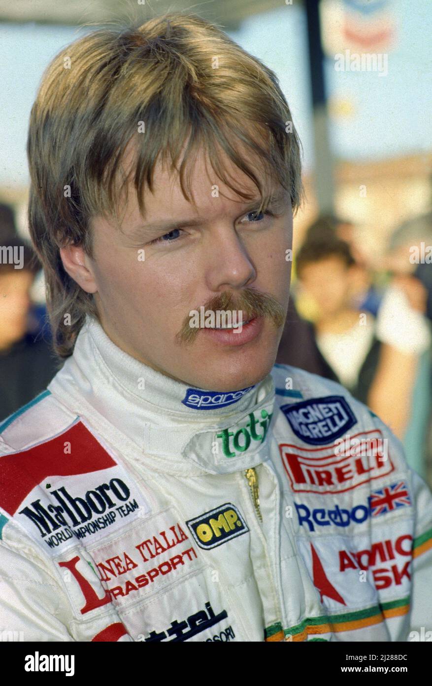 Mikael Ericsson (SWE) Lancia Delta HF 4WD GrA Jolly Club Totip Stock ...