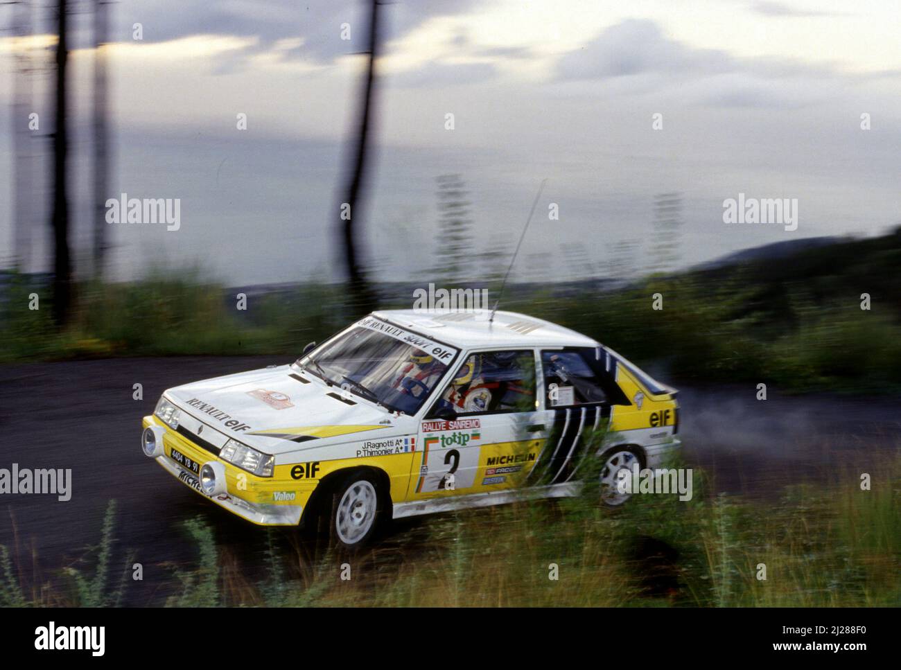 Jean Ragnotti (FRA) Pierre Thimonier (FRA) Renault 11 Turbo GrA Renault ...