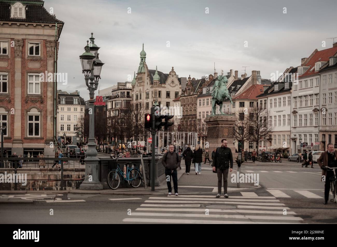 Pictures of daily life in Copenhagen, the capital city of Denmark Stock ...