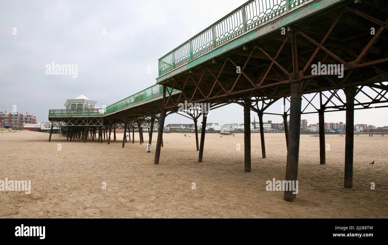Old Victorian pier Stock Photo - Alamy