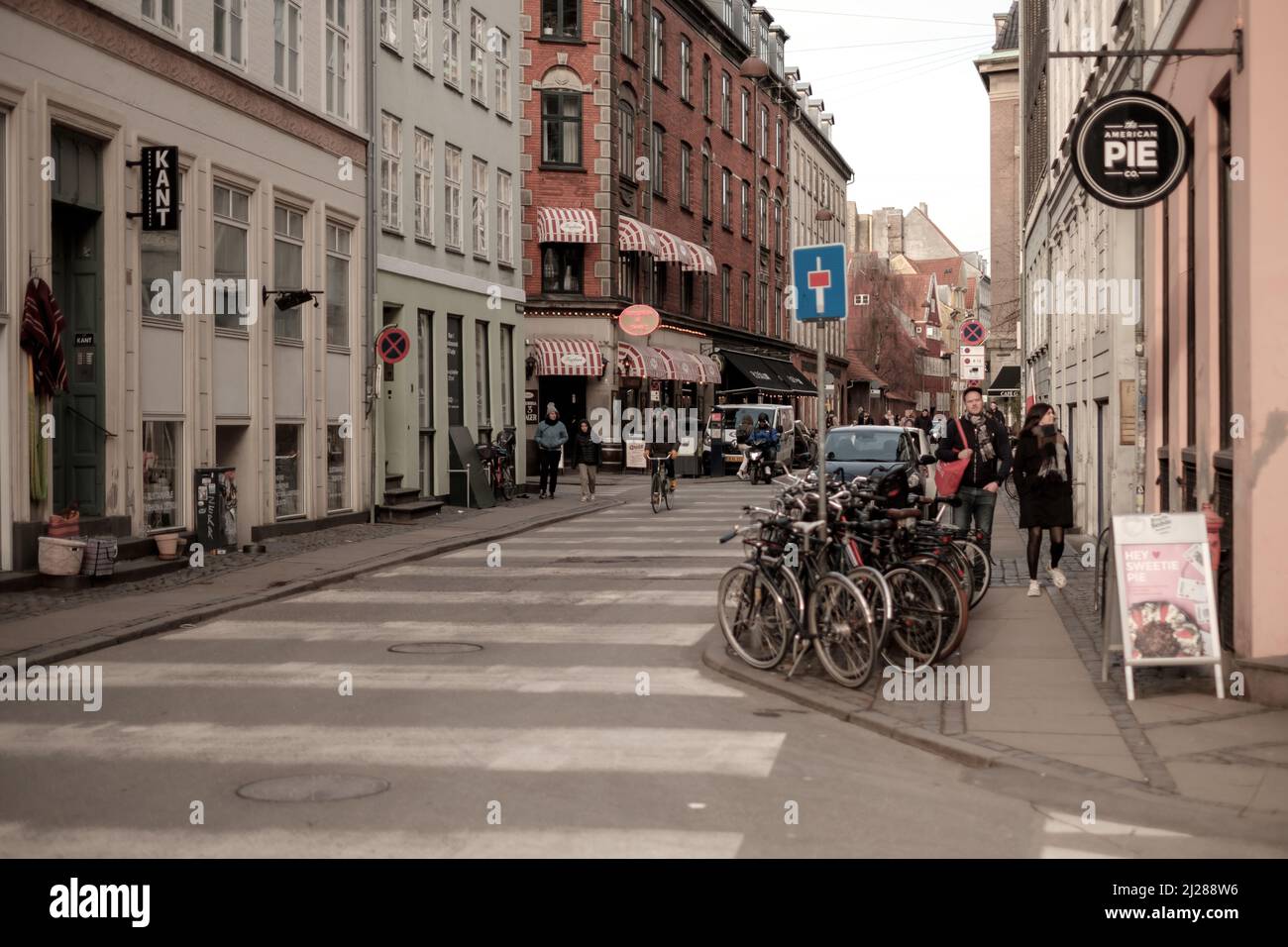 Pictures of daily life in Copenhagen, the capital city of Denmark Stock ...