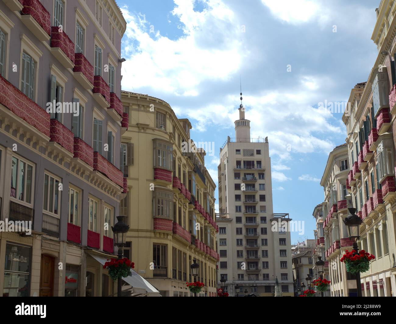 malaga city in spain Stock Photo - Alamy