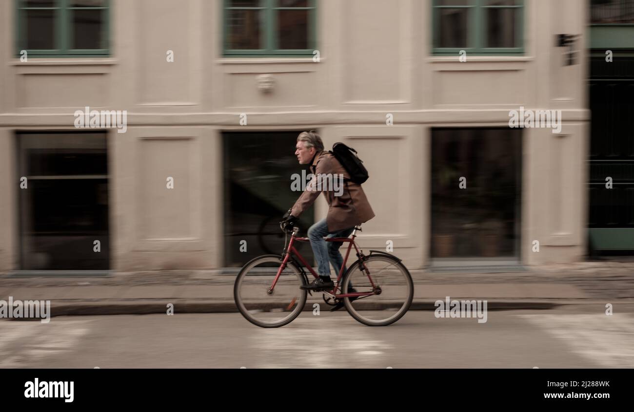 Pictures of daily life in Copenhagen, the capital city of Denmark Stock ...