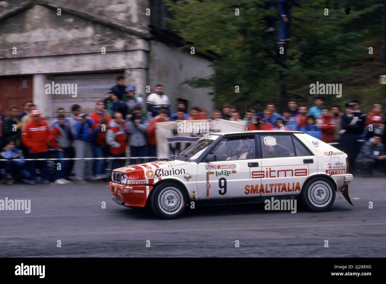 Paolo Alessandrini (ITA) Alessandro Alessandrini (ITA) Lancia Delta HF ...