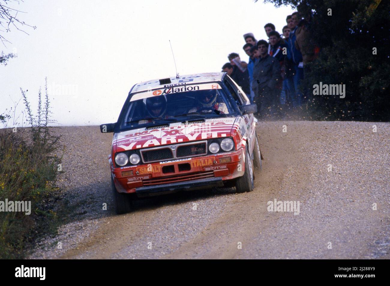 Paolo Alessandrini (ITA) Alessandro Alessandrini (ITA) Lancia Delta HF ...