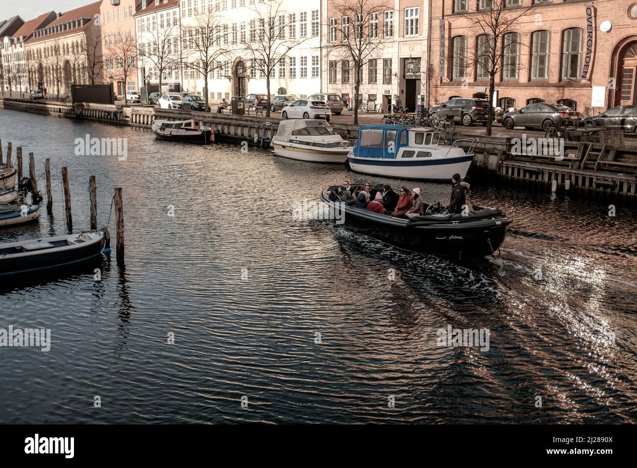 Pictures of daily life in Copenhagen, the capital city of Denmark Stock ...